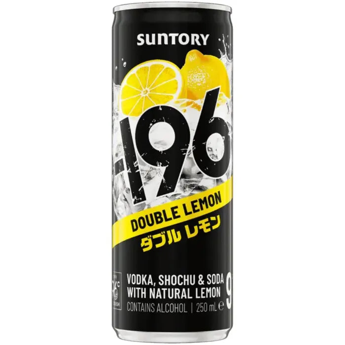 Suntory 196 Double Lemon 9% 250ml x24 — Barrel House Distribution