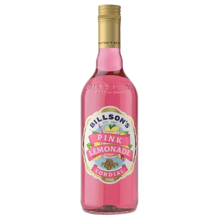 Billsons Pink Lemonade Cordial 700ml — Barrel House Distribution