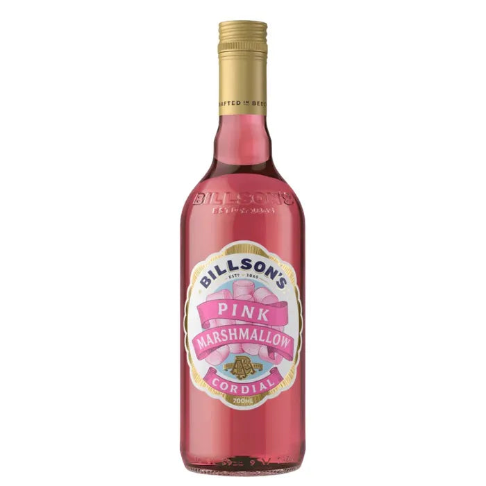 Billsons Pink Marshmallow Cordial 700ml — Barrel House Distribution