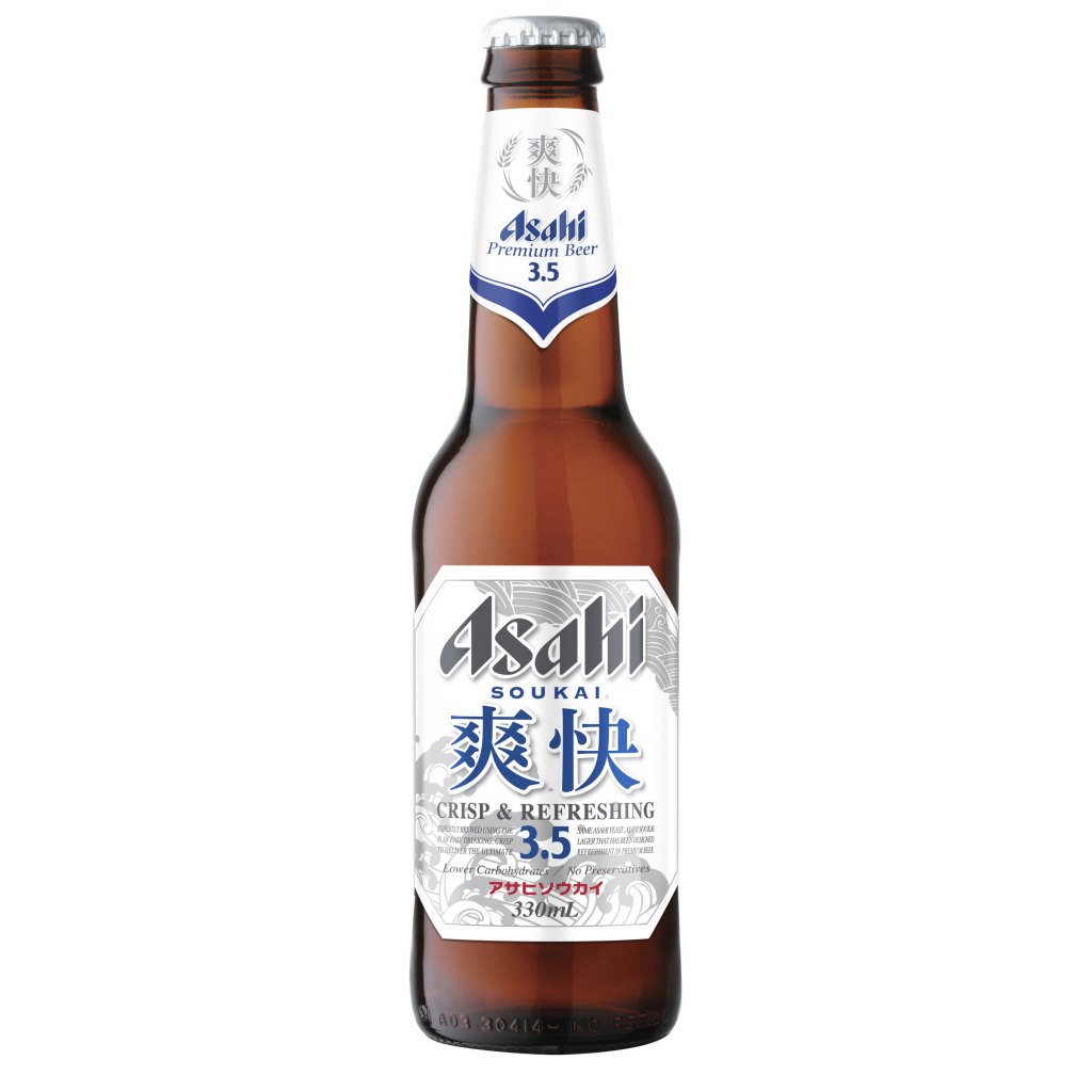 Asahi Soukai 3.5% Btl 330ml x 24 — Barrel House Distribution