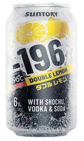Suntory 196 Double Lemon 6% Can 330ml x 24 — Barrel House Distribution