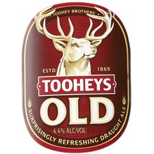 Tooheys Old Dark Ale Keg 50LT — Barrel House Distribution